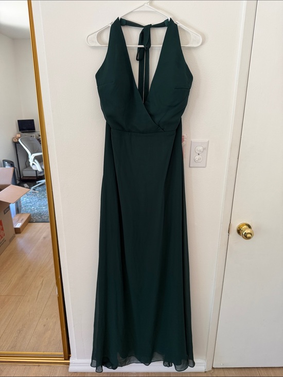 Birdy Grey | Dresses | Emerald Green Halter Maxi Dress By Birdy Grey ...